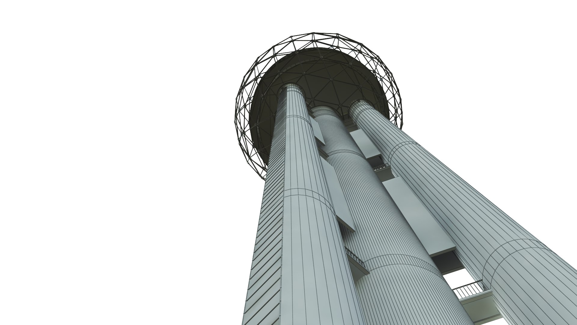 3D Reunion Tower - TurboSquid 1221306