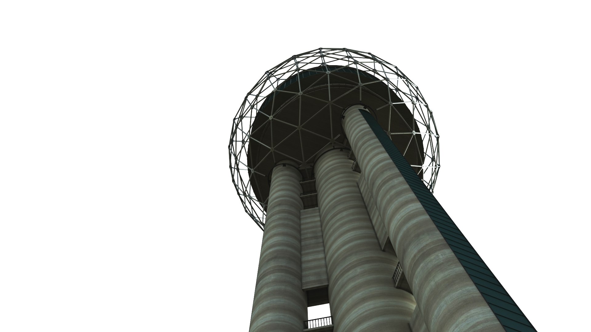3D Reunion Tower - TurboSquid 1221306