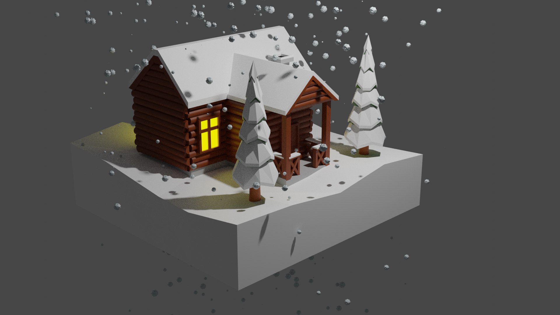 3D Snow World - TurboSquid 1815262