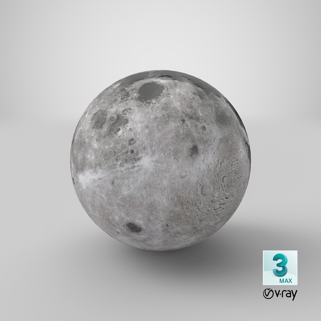 3d Moon Model