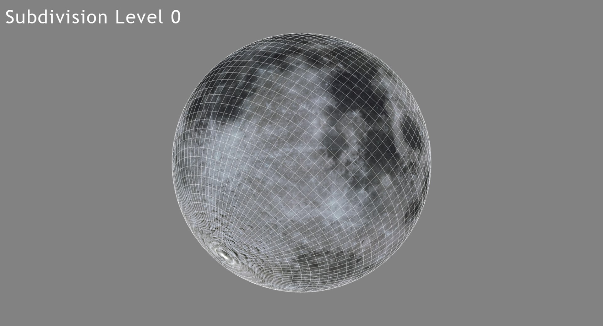 3d Moon Model
