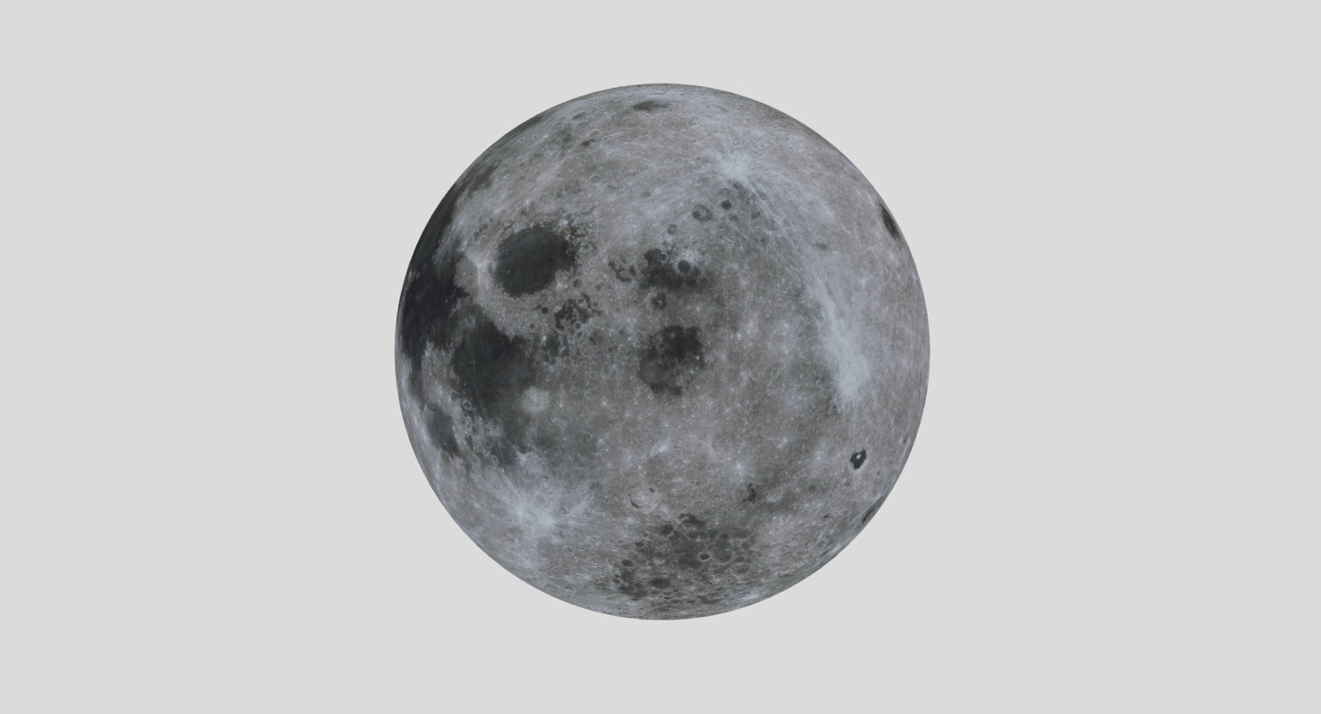3d Moon Model