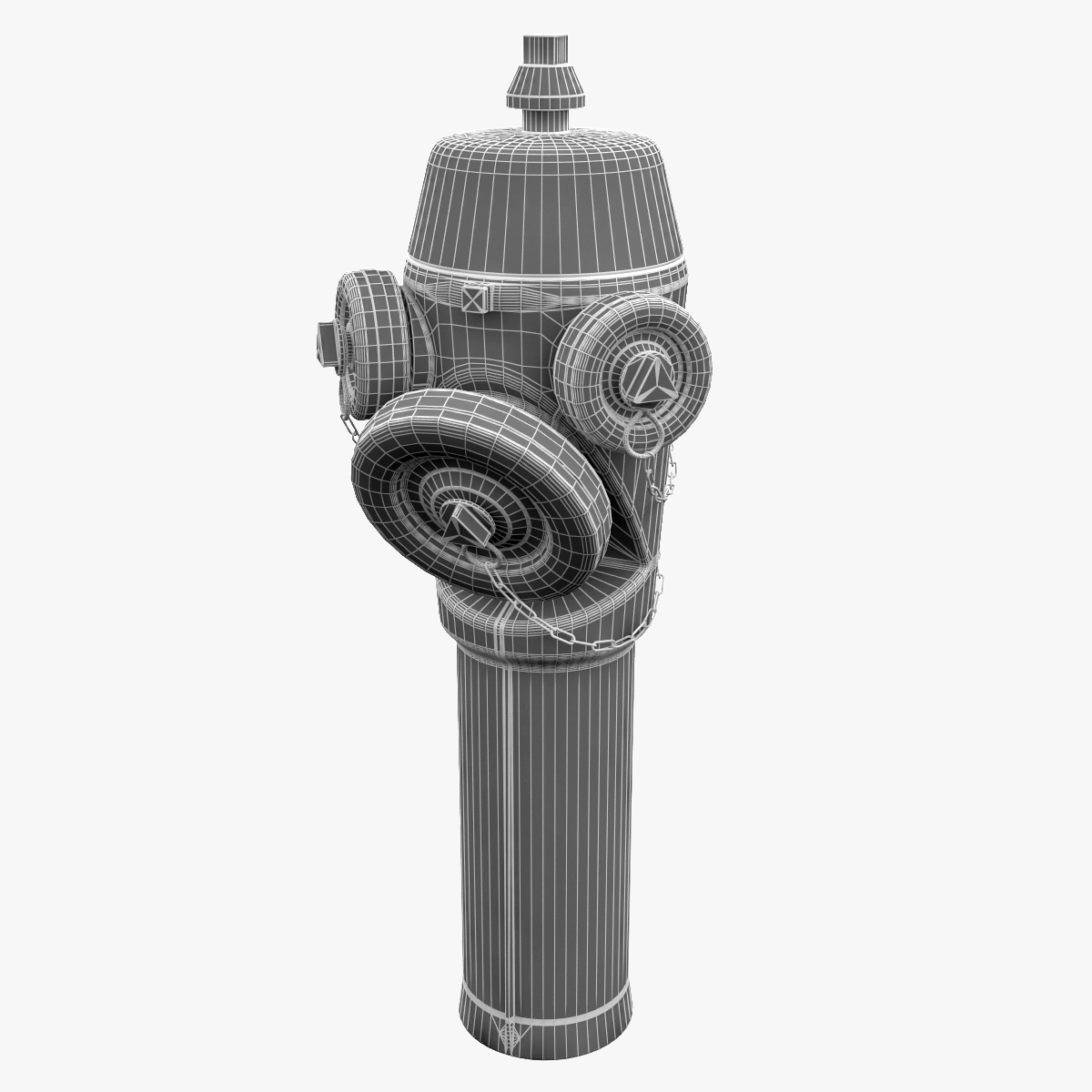 hydrant 3 3d model