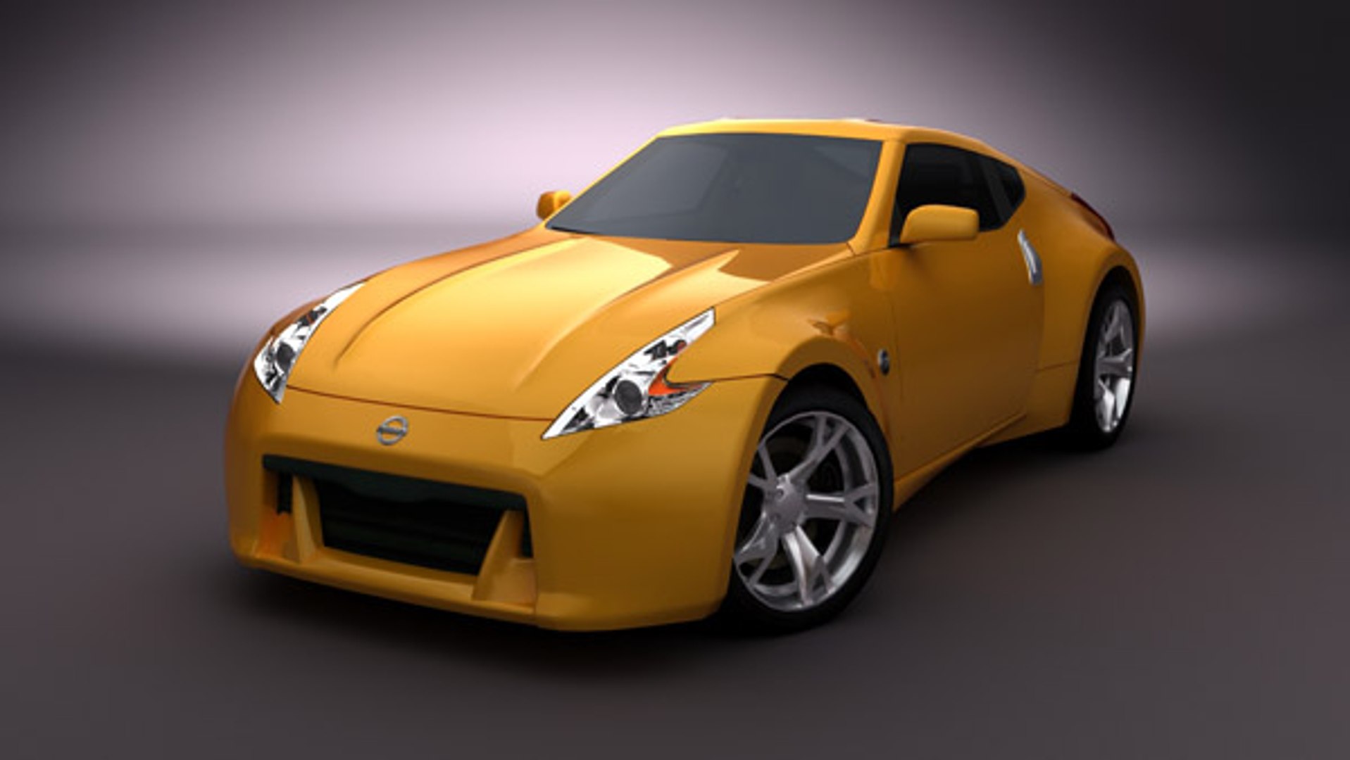 nissan 370z midpoly 3d model