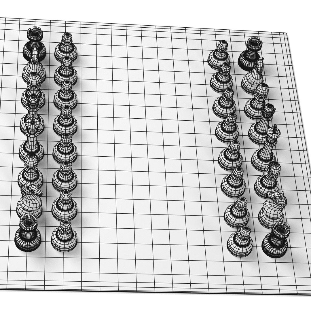 3d Model Chess Pieces