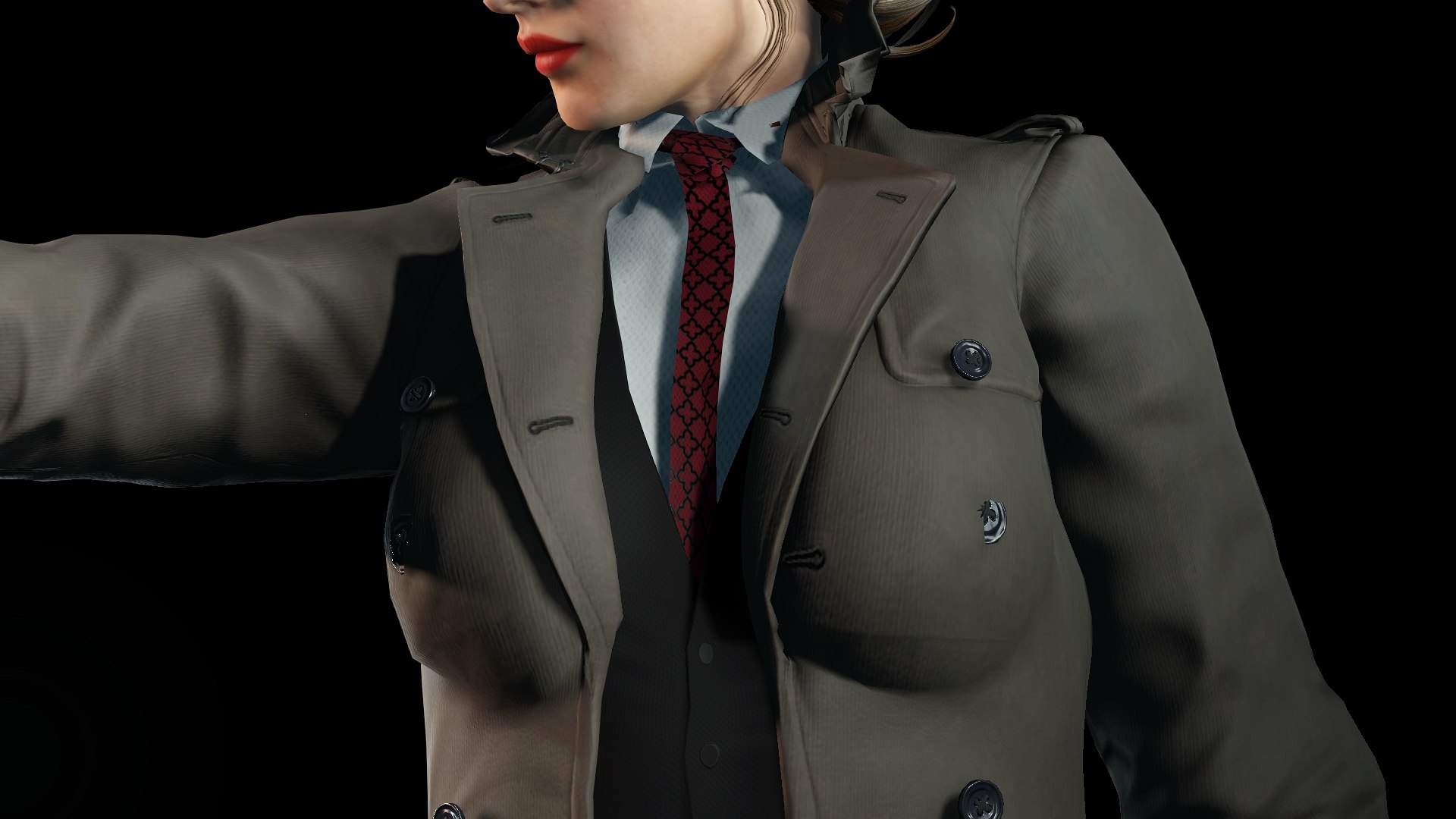 Female Detective 3D Model - TurboSquid 2384997