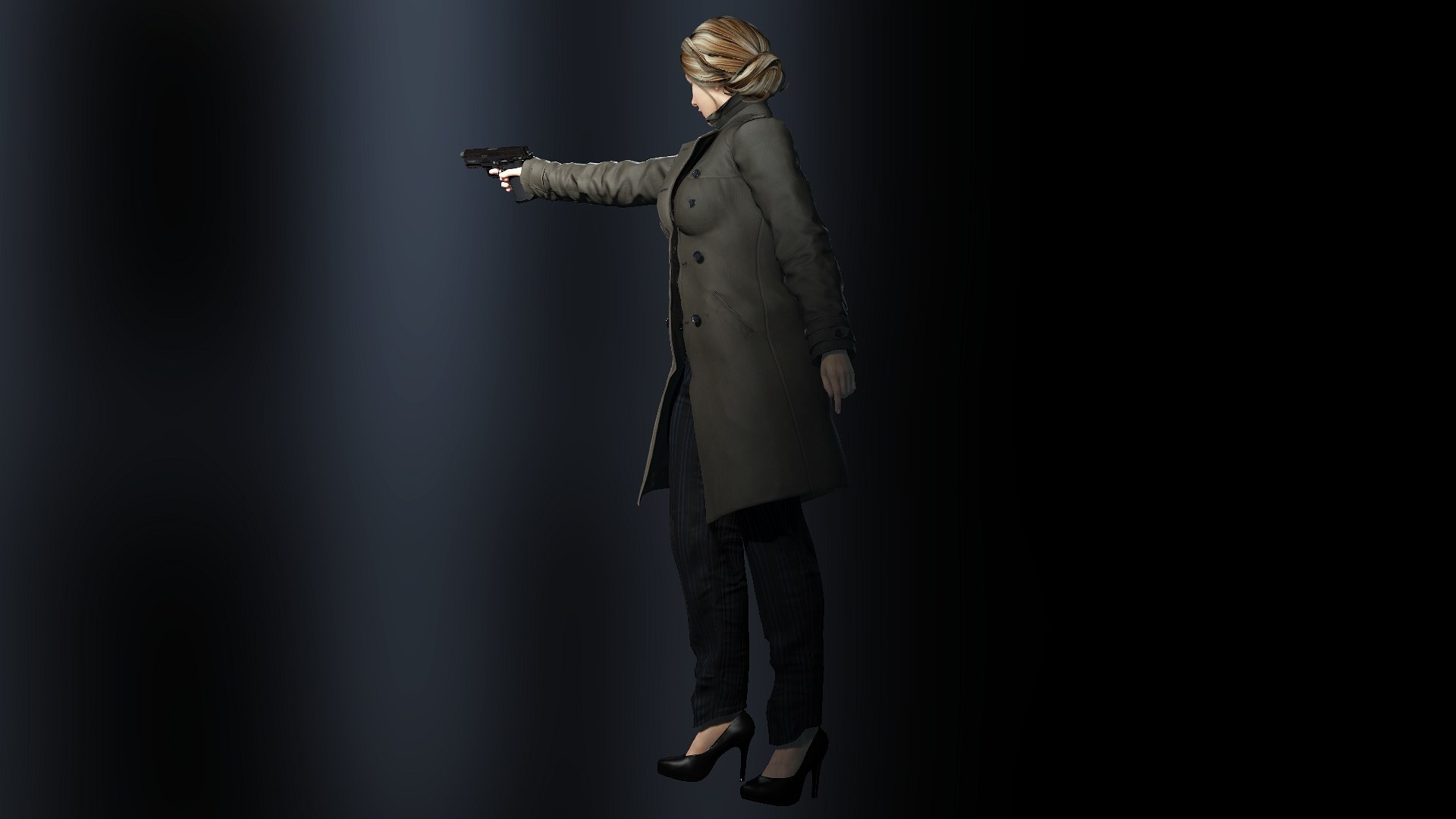 Female Detective 3D Model - TurboSquid 2384997