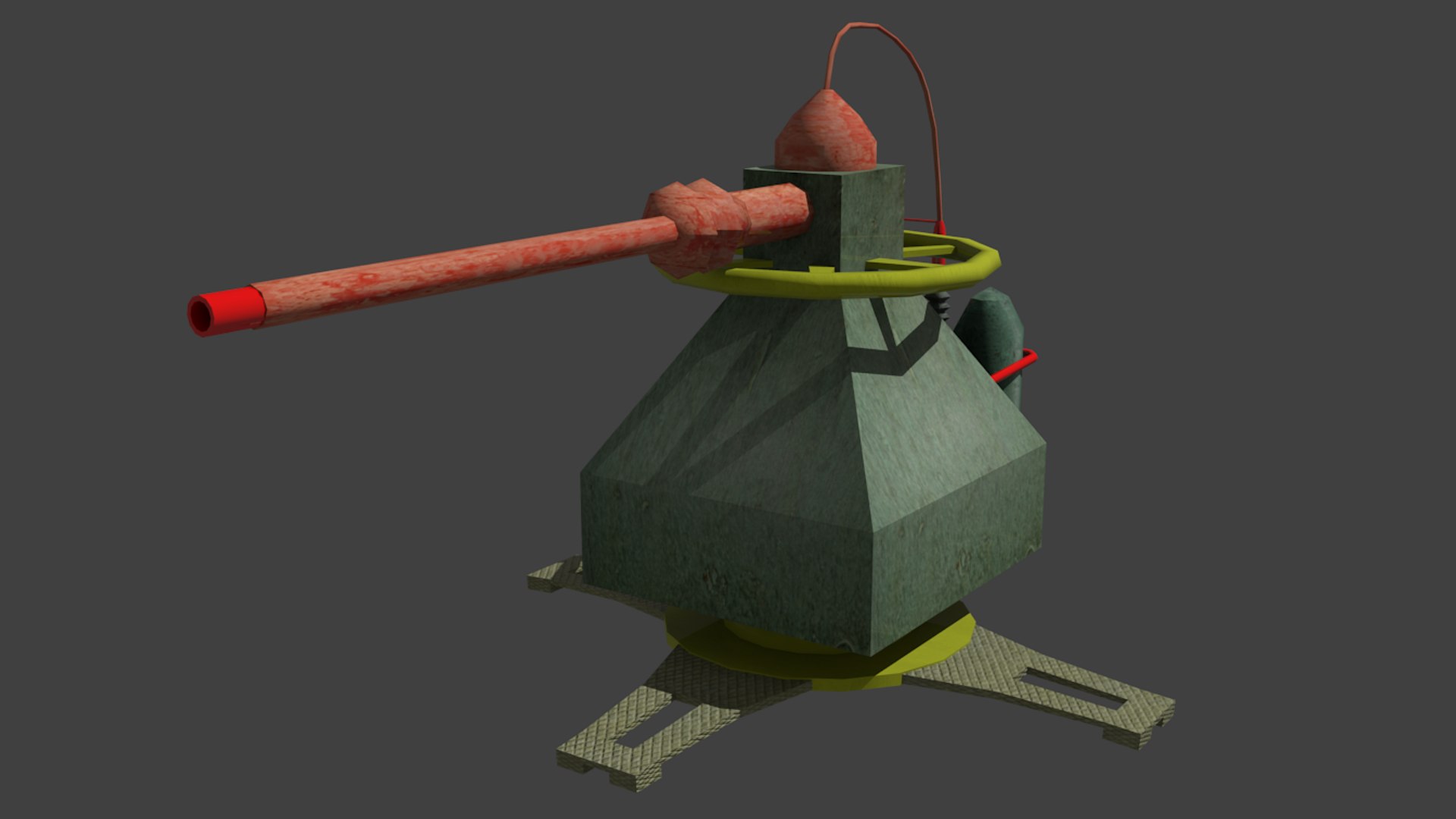 3d Turret Model