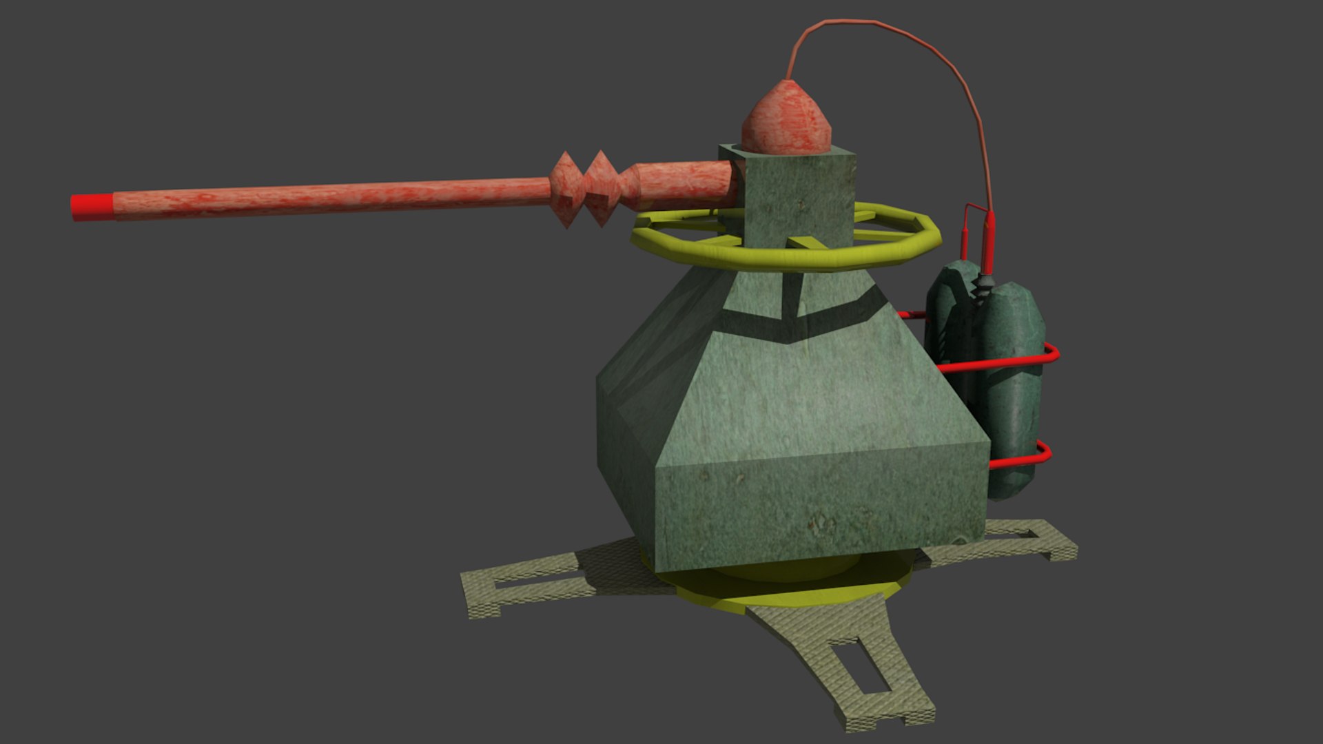 3d Turret Model