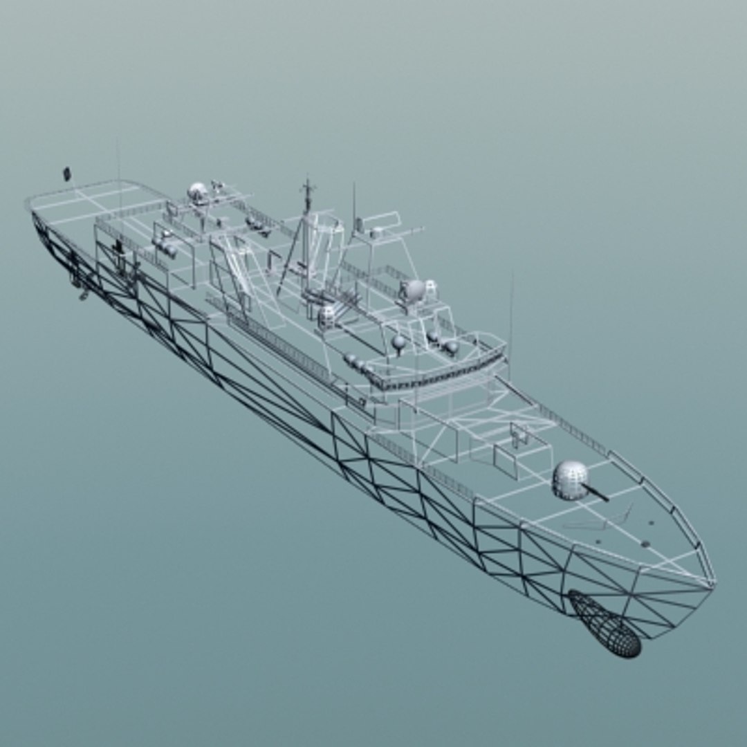 F123 Brandenburg Ships 3d Model