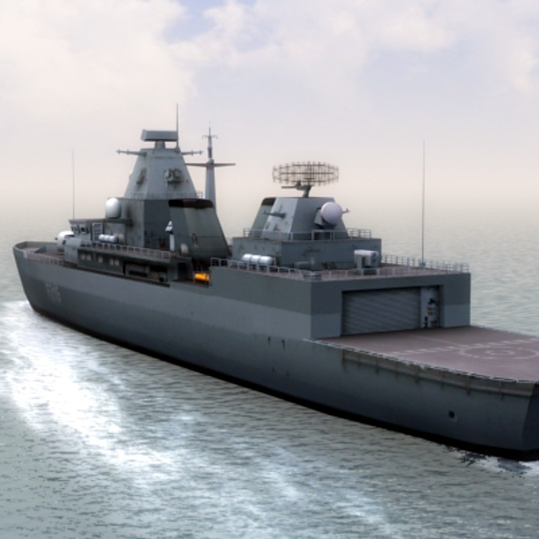 F123 Brandenburg Ships 3d Model