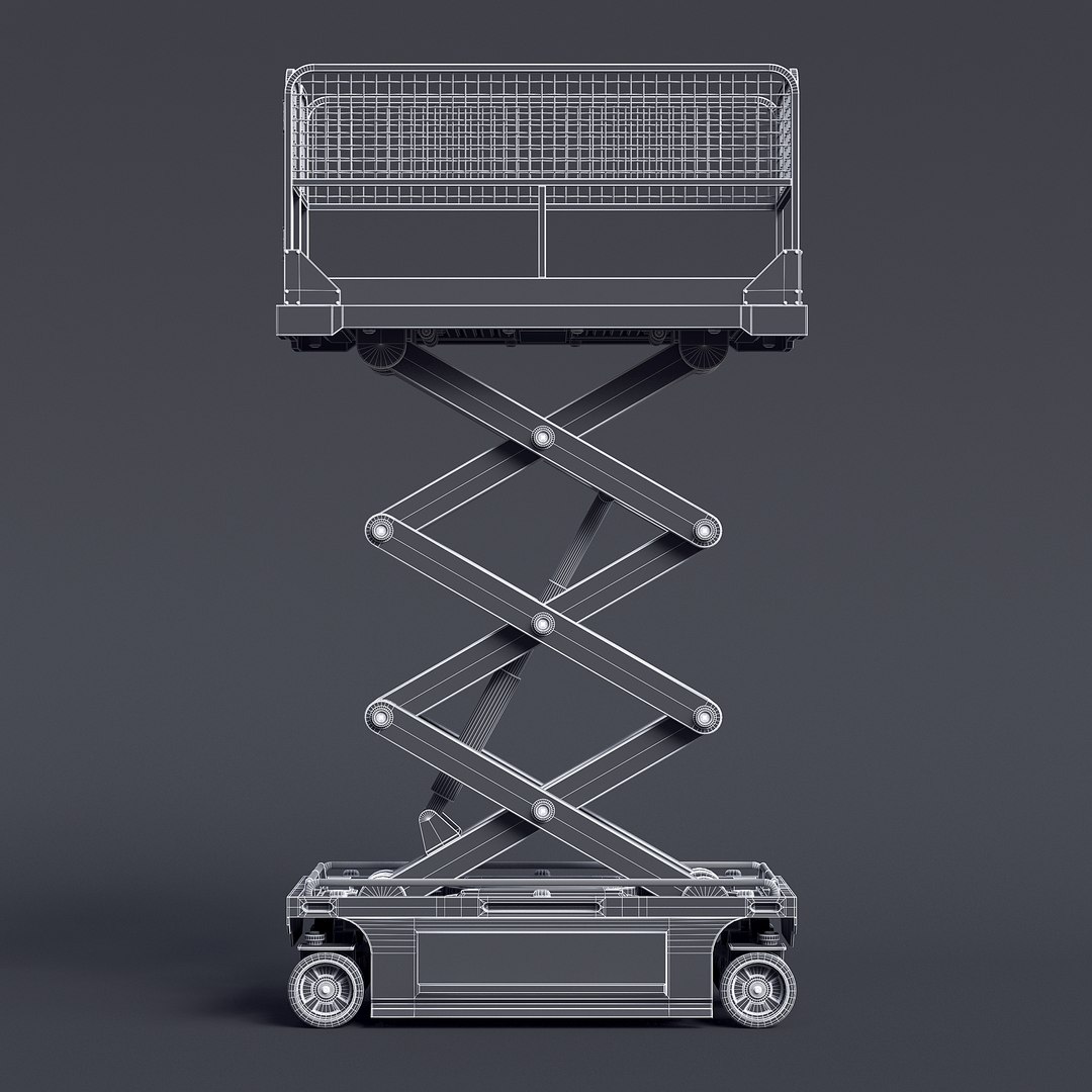Scissor Freight Lift II 3D Model - TurboSquid 2033148