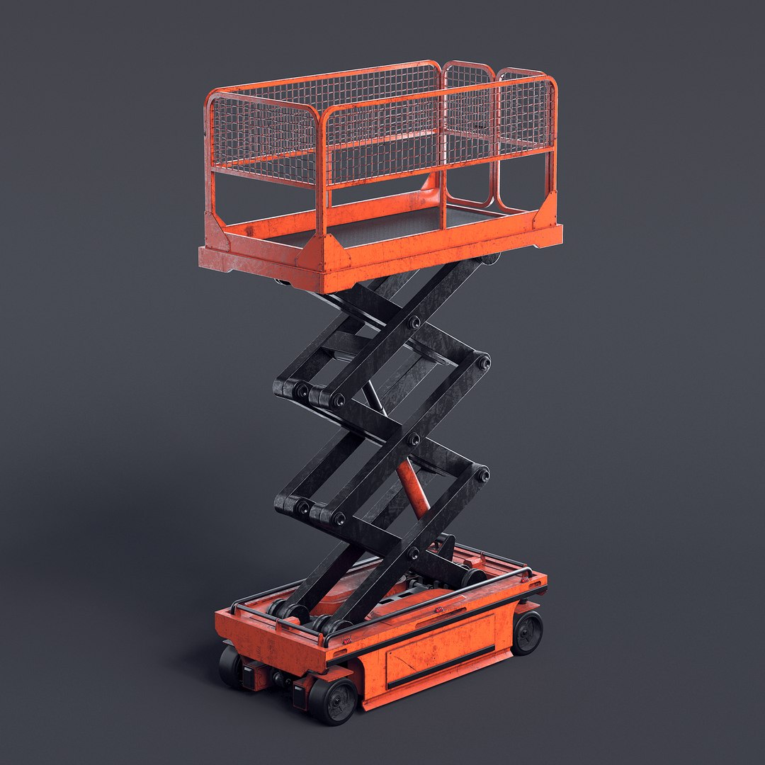 Scissor Freight Lift II 3D Model - TurboSquid 2033148