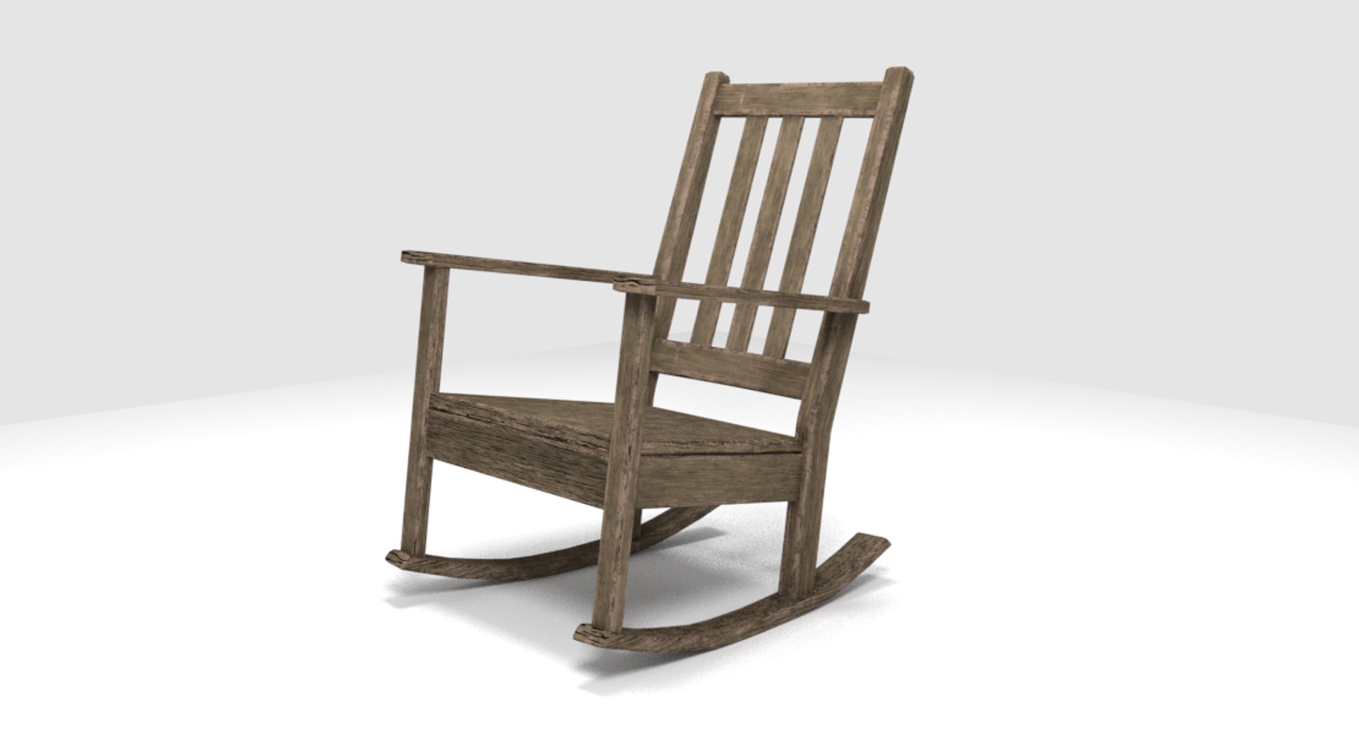 3D Rocking Chair Model - TurboSquid 1196689