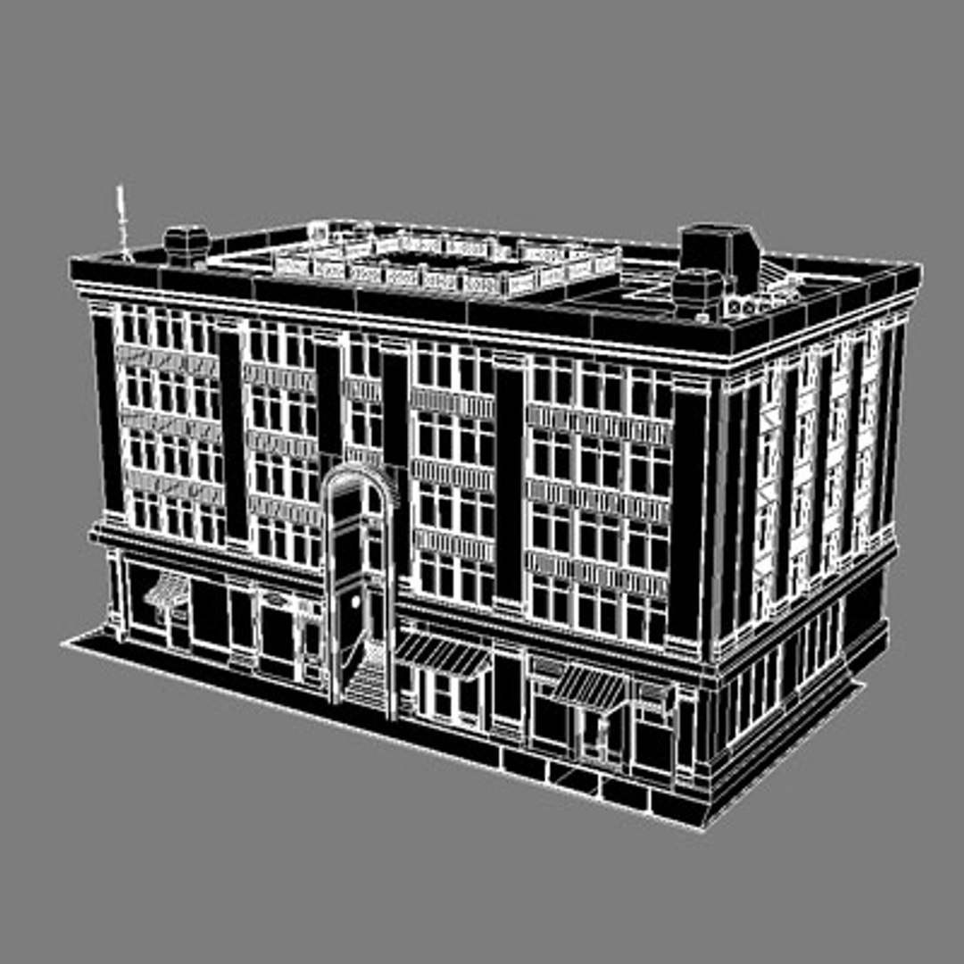 city building shops - max