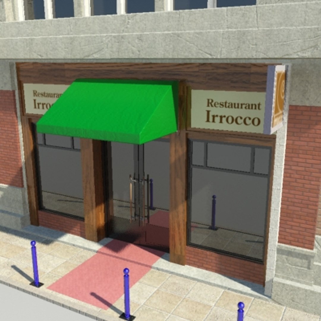 city building shops - max