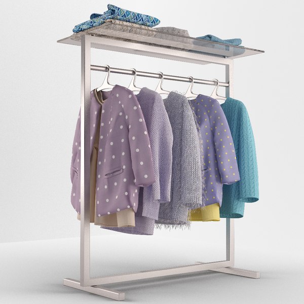 Clothes Rack 3D Models for Download | TurboSquid