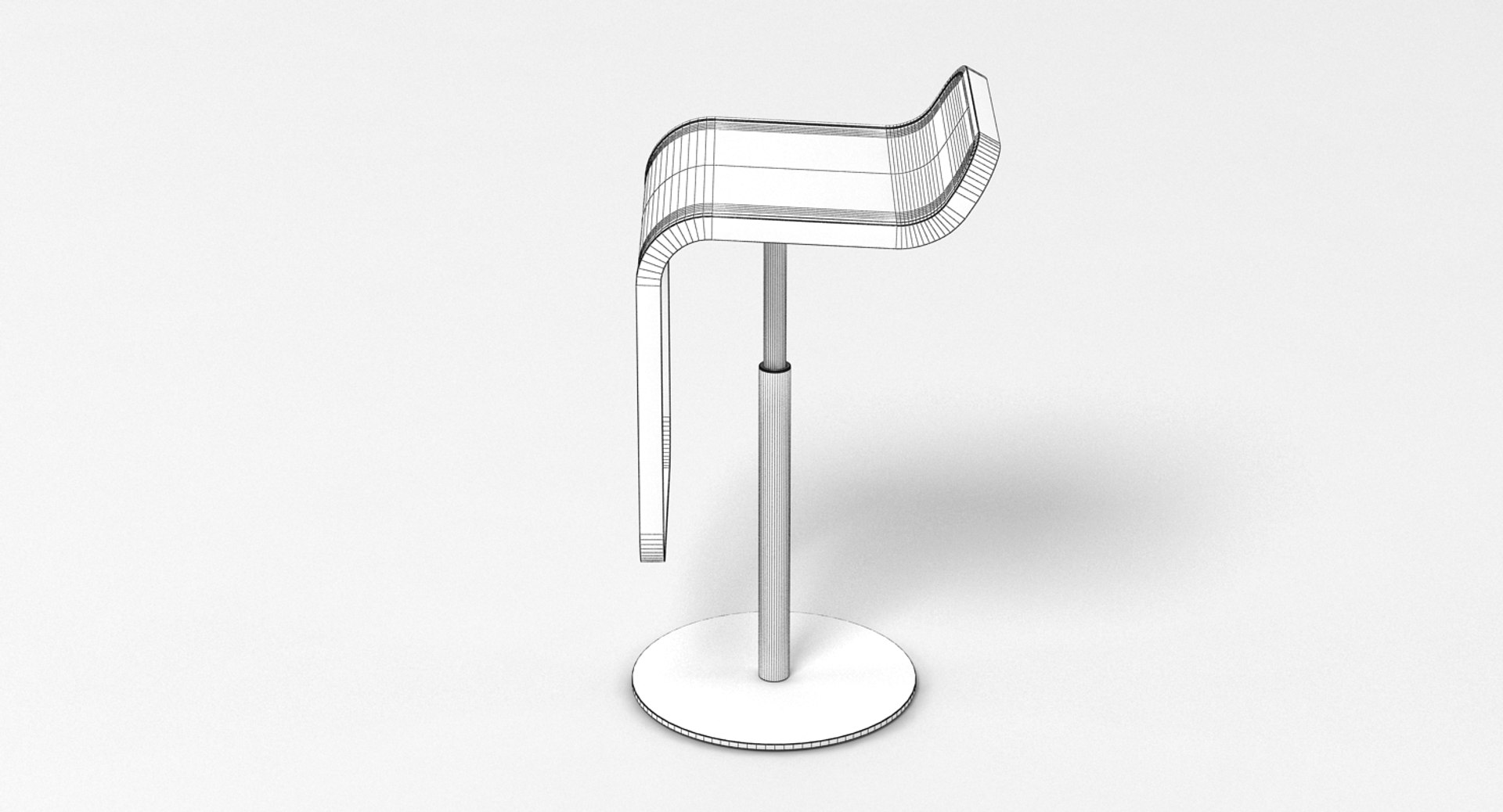 Lem Piston Bar Stool 3d Model