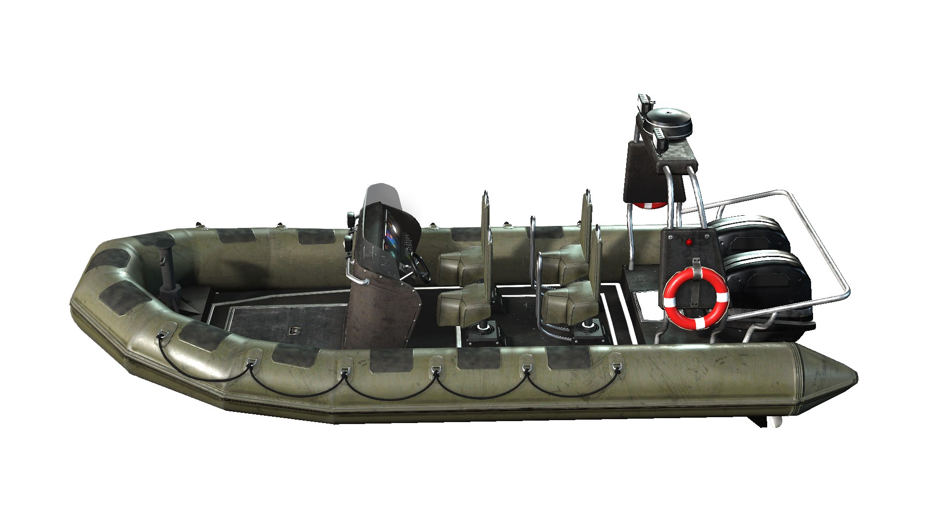 Tactical Boat 3D - TurboSquid 2429303