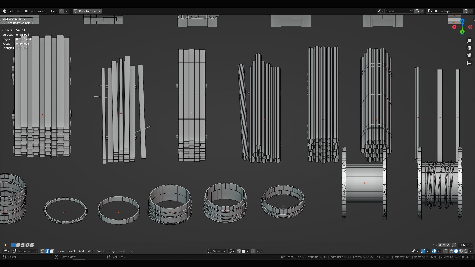 Construction Props Pack Realtime 3D Model - TurboSquid 2217966