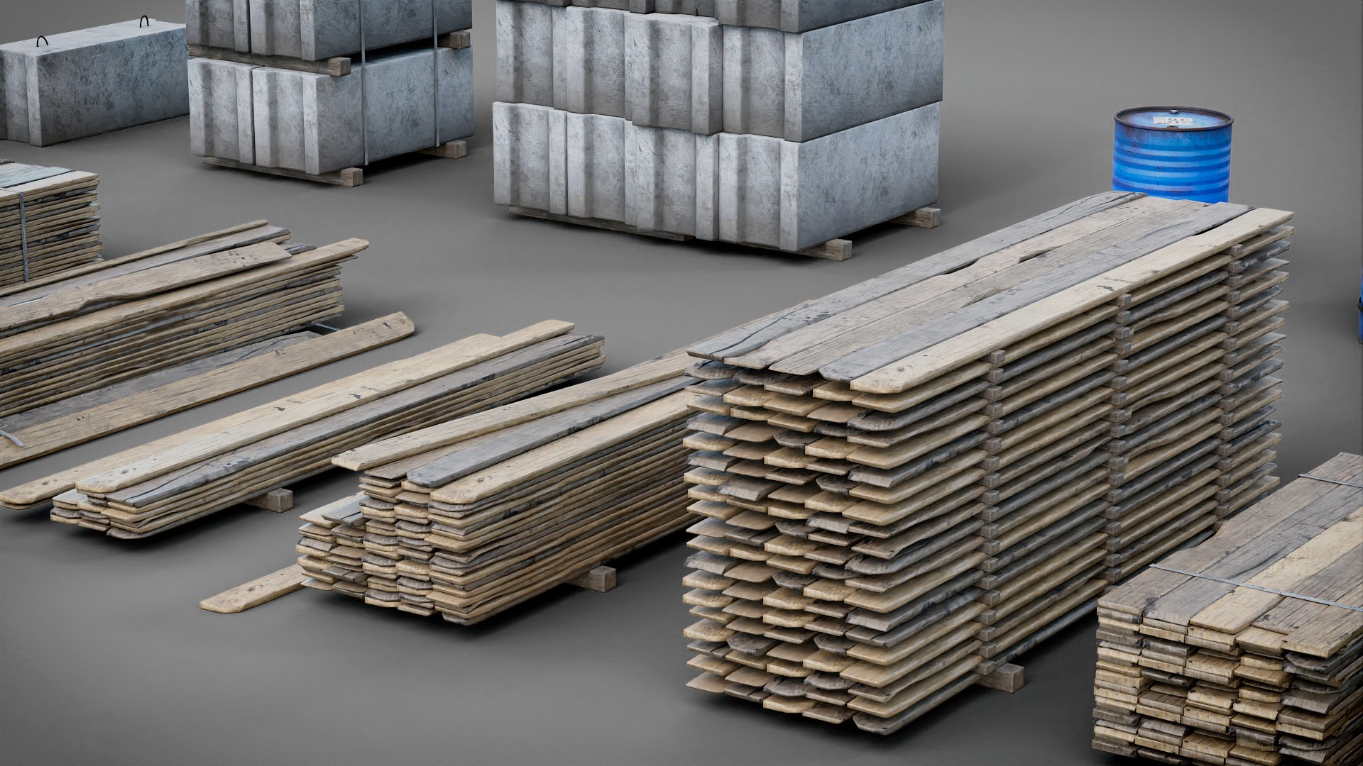 Construction Props Pack Realtime 3D Model - TurboSquid 2217966