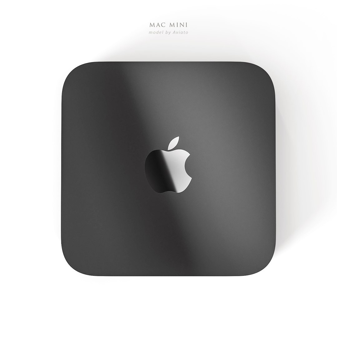 3D Apple Mac Mini - TurboSquid 1827368