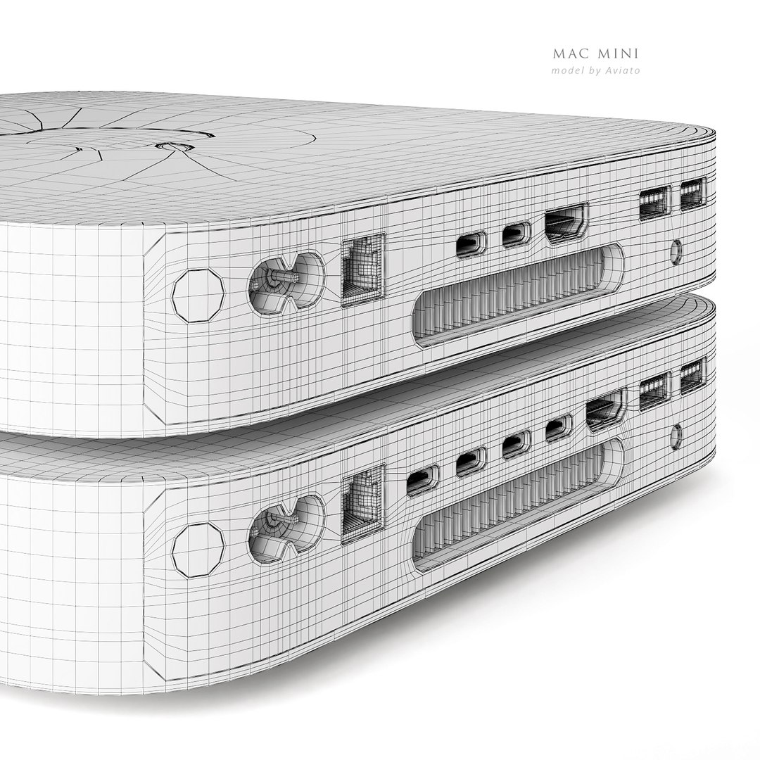 3D Apple Mac Mini - TurboSquid 1827368