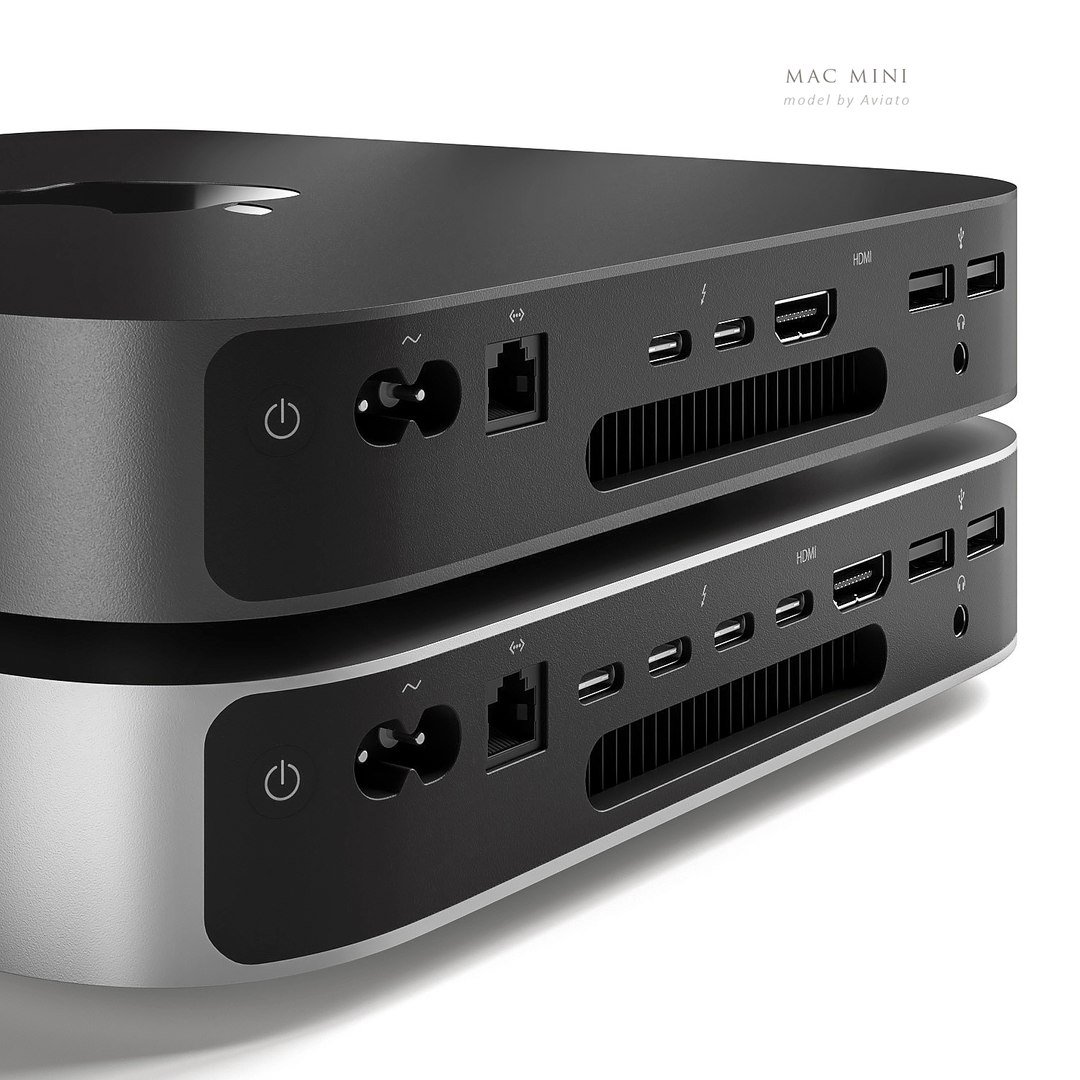3D Apple Mac Mini - TurboSquid 1827368