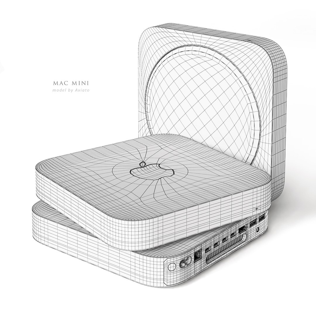 3D Apple Mac Mini - TurboSquid 1827368