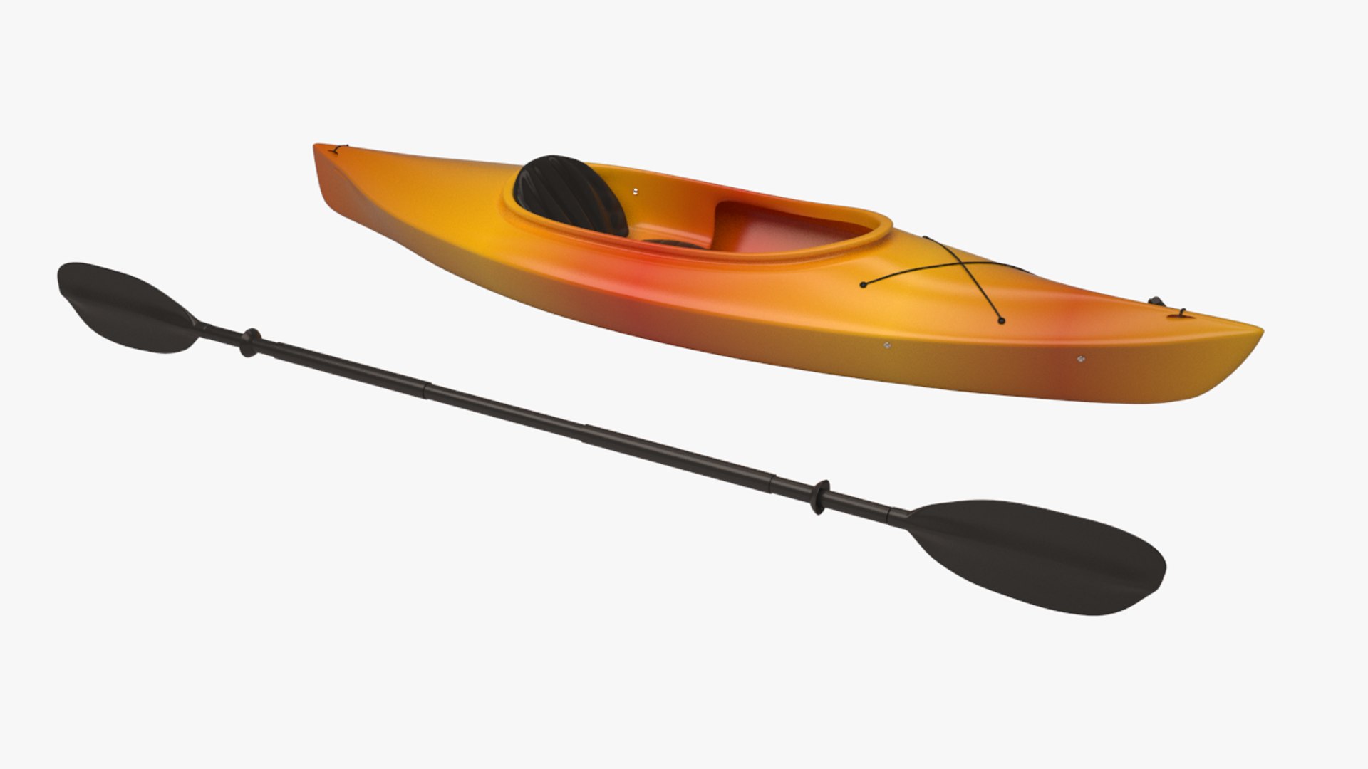 3d generic kayak
