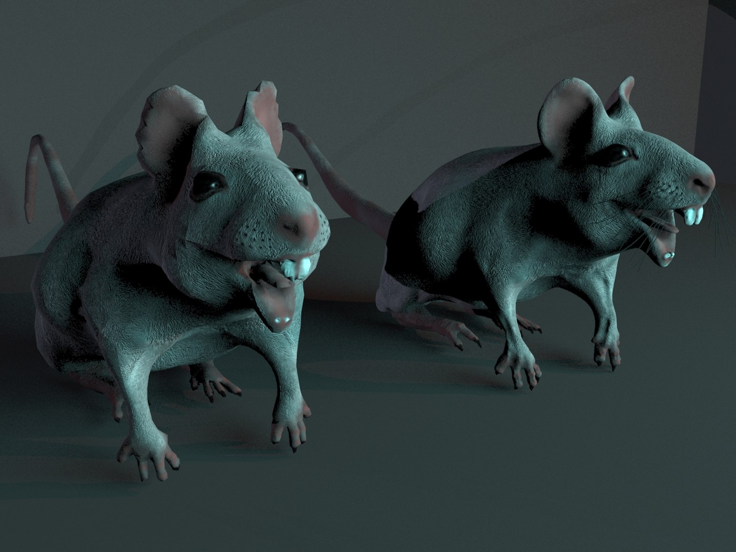 3D Mouse Rat Rodent - TurboSquid 1504631