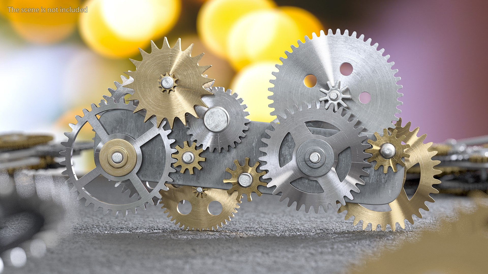 3D Gear Mechanism Mixed Model - TurboSquid 1654473