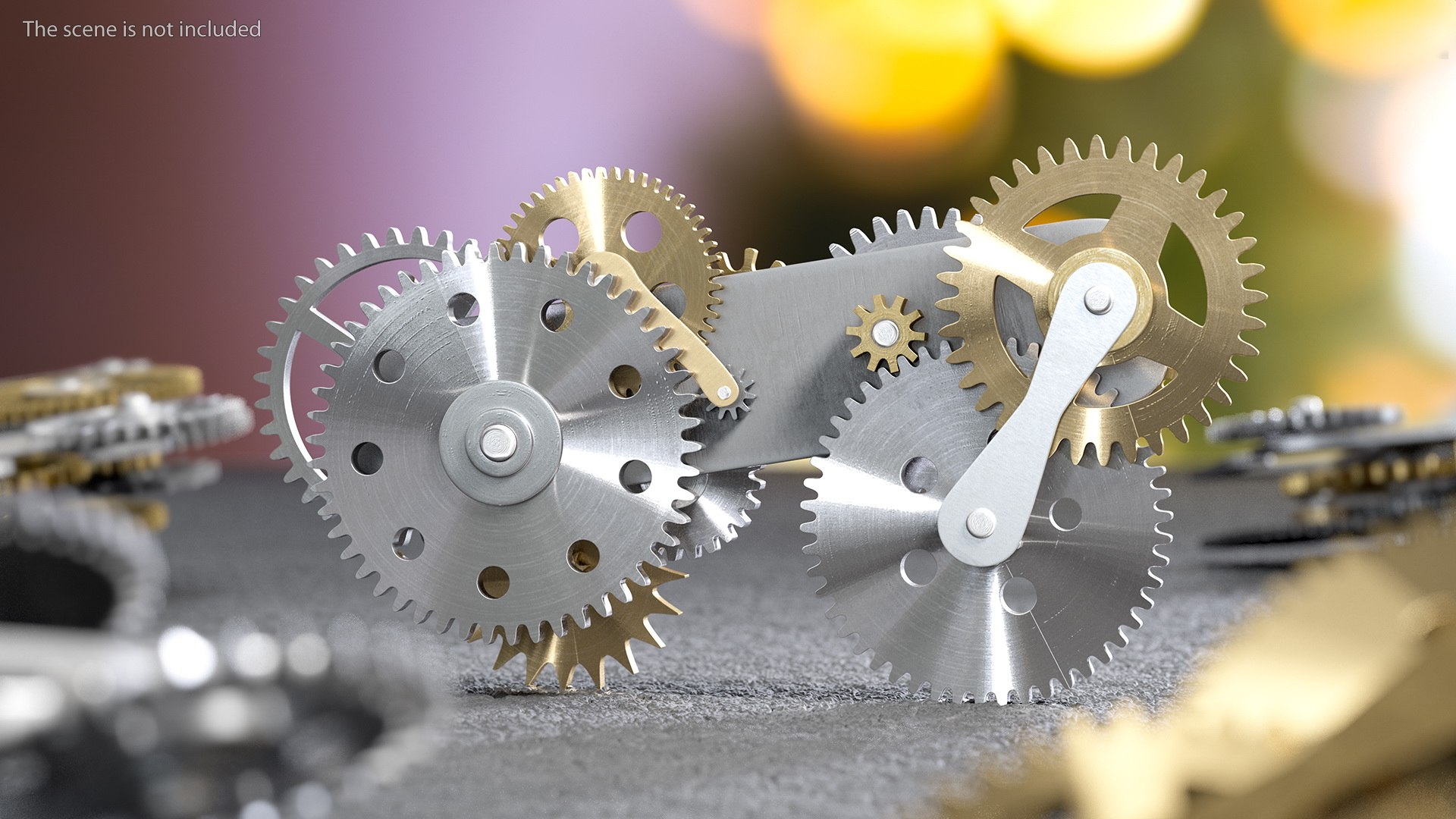 3D Gear Mechanism Mixed Model - TurboSquid 1654473