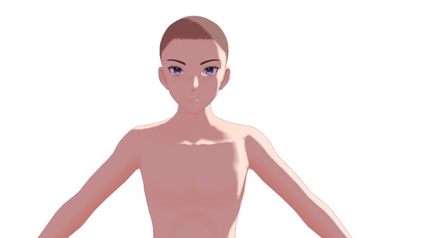 modelo 3d Modelo base masculino anime V1 - TurboSquid 2139494