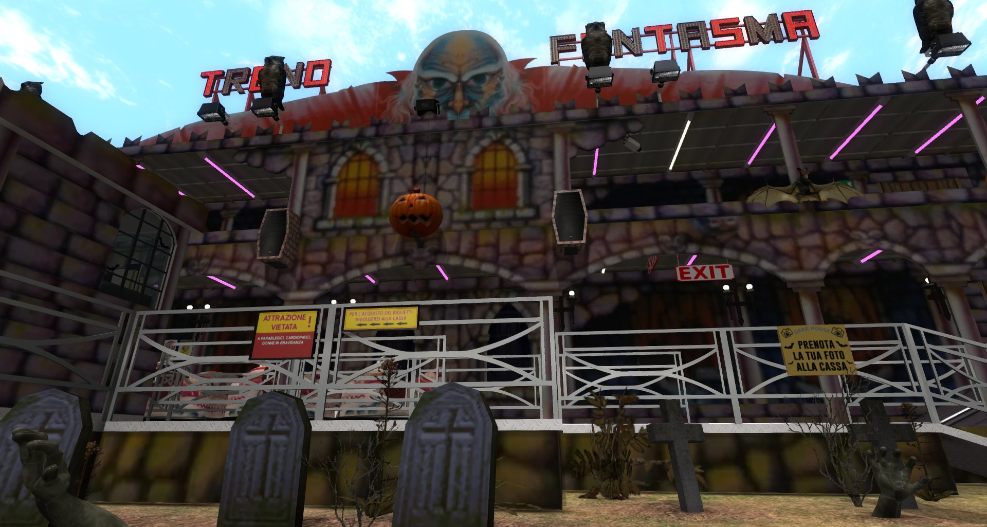 Ghost Train 3D - TurboSquid 1209632