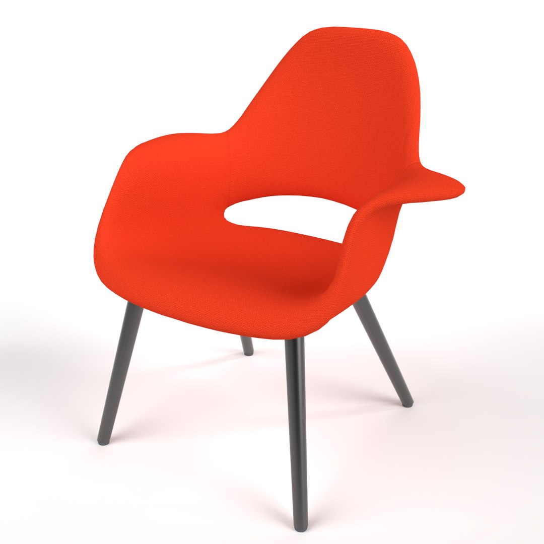 Interior Vitra Organic Chair Model - TurboSquid 1250771