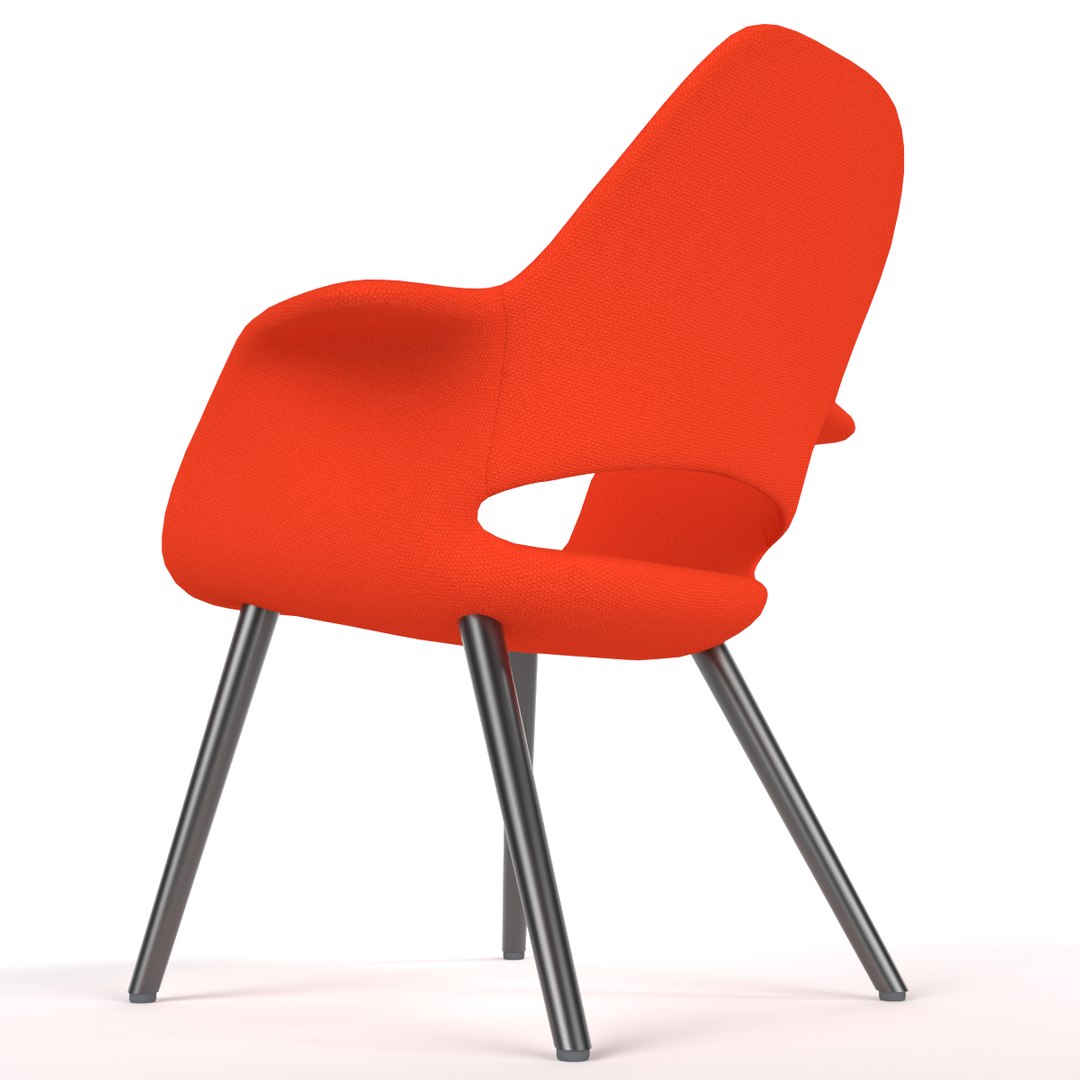 Interior Vitra Organic Chair Model - TurboSquid 1250771