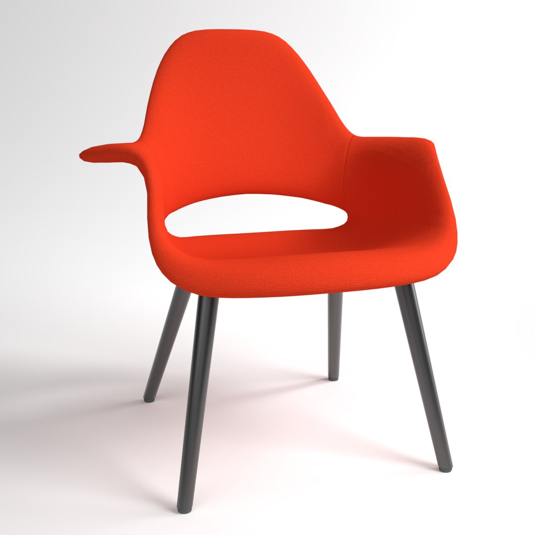 Interior Vitra Organic Chair Model - TurboSquid 1250771