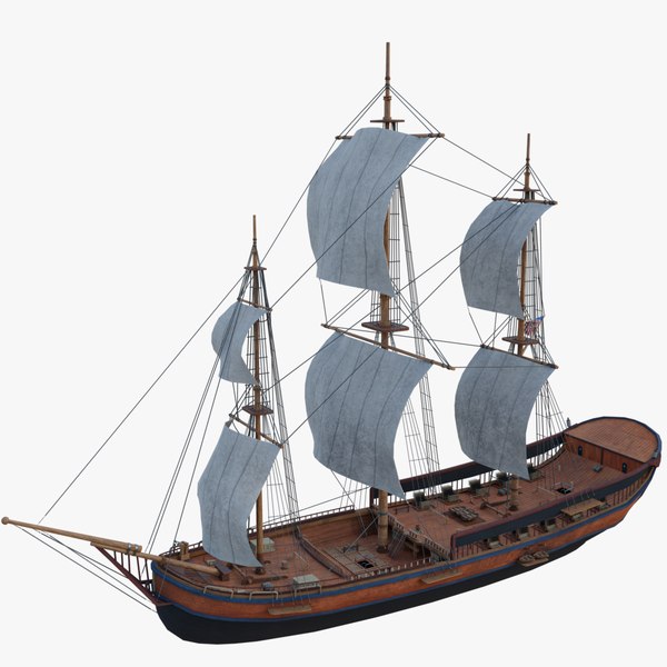 Columbia Ship 3D model - TurboSquid 1800380