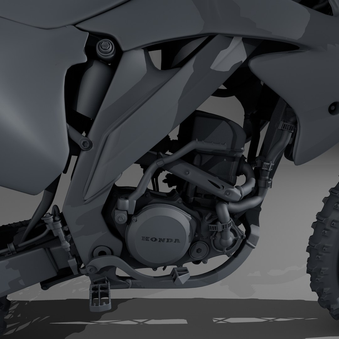 450cr-f Mx Geico Team 3d C4d