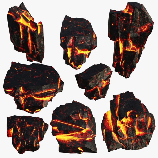 lava rocks 173D模型 - TurboSquid 2048266