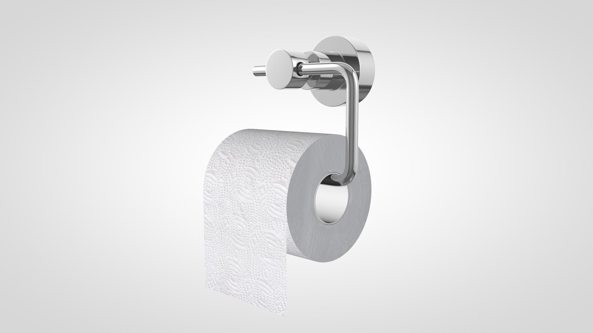 3d model toilet paper holder