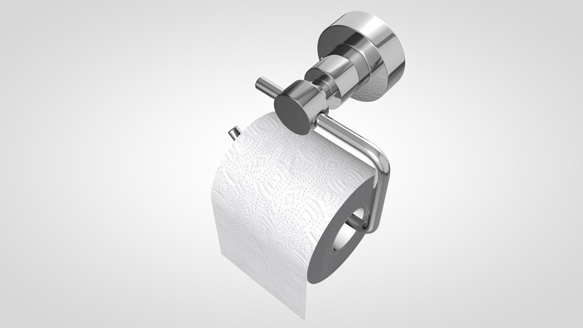 3d model toilet paper holder