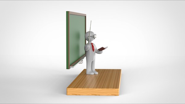 3D model teacher character school - TurboSquid 1670677