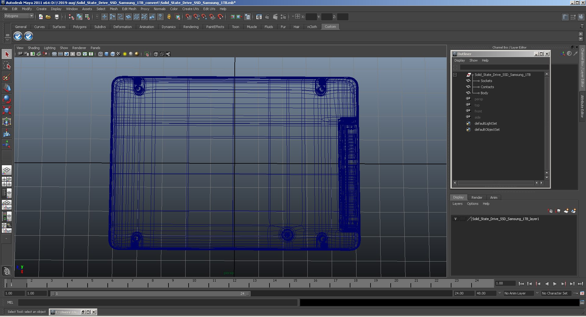 3D solid state drive ssd - TurboSquid 1443436