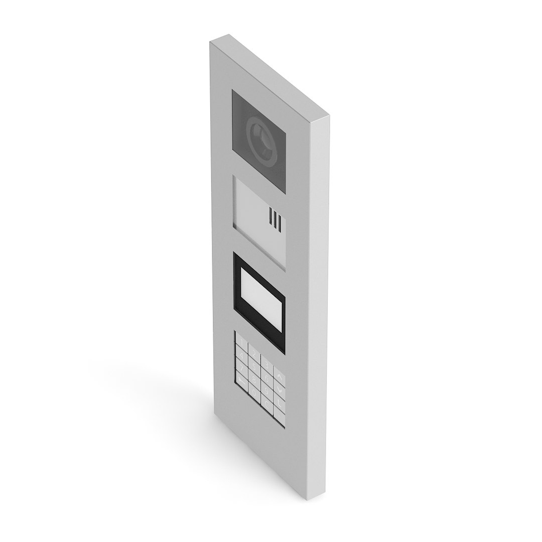 3D External Intercom - TurboSquid 1223767