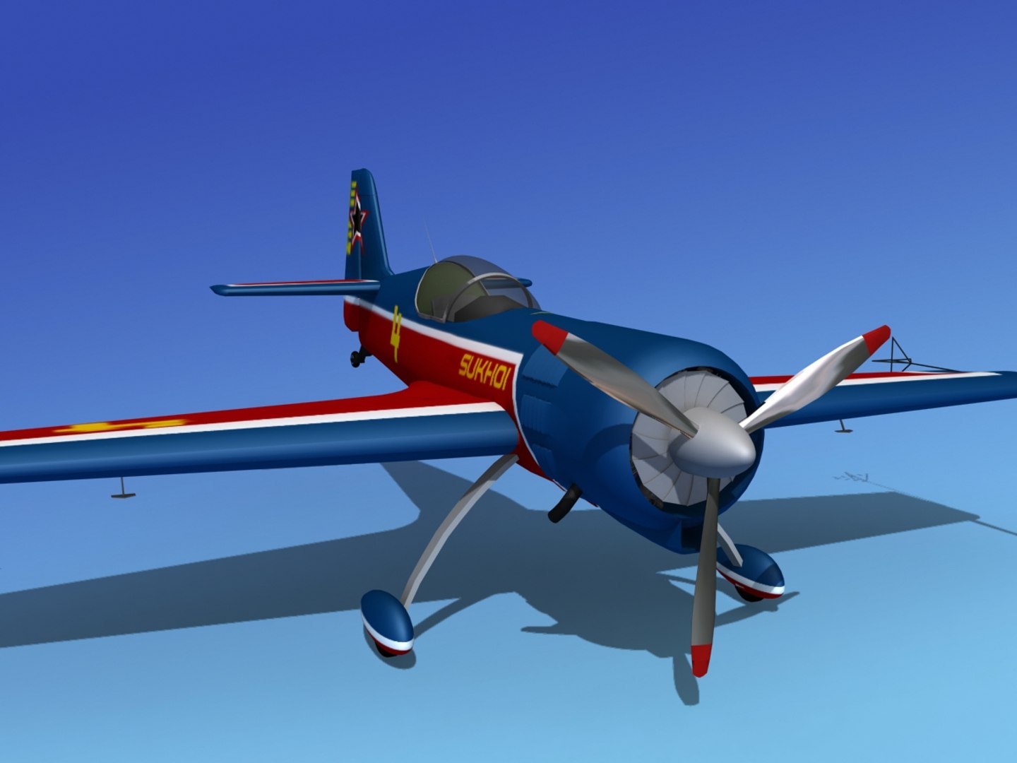 Sukhoi Su-26 Aerobatics 3d Model