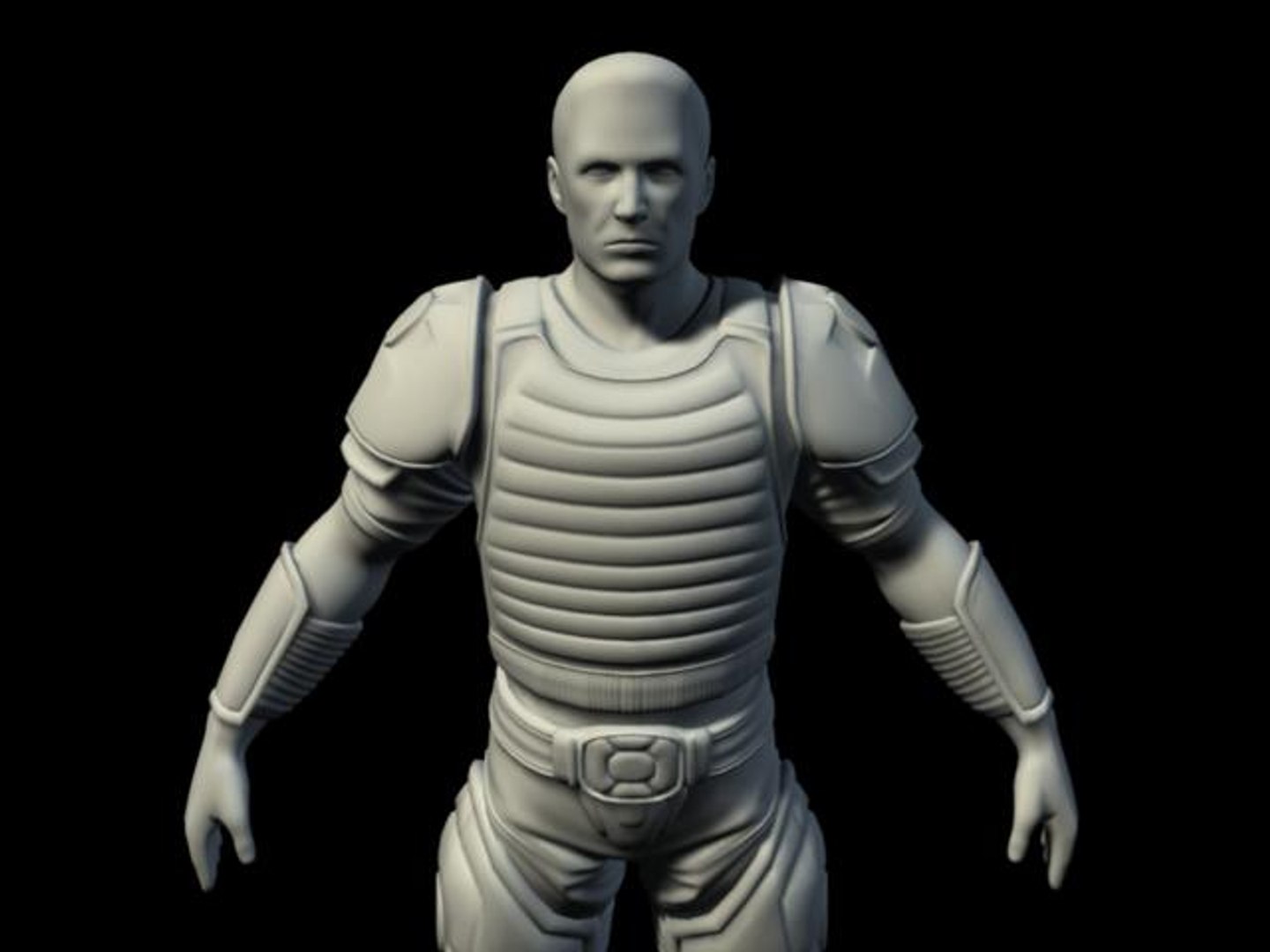 normal soldier 3d ma