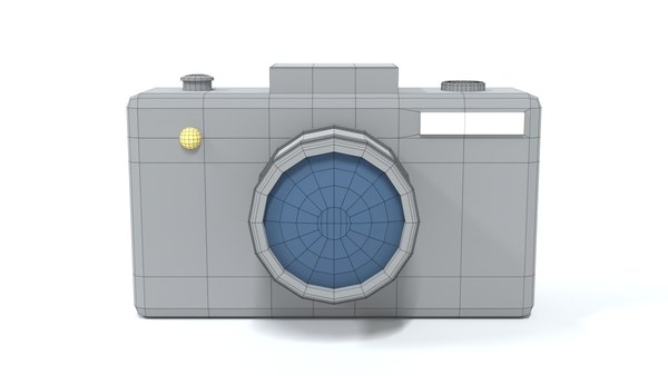 Low Poly Cartoon Photo Camera model - TurboSquid 1802570