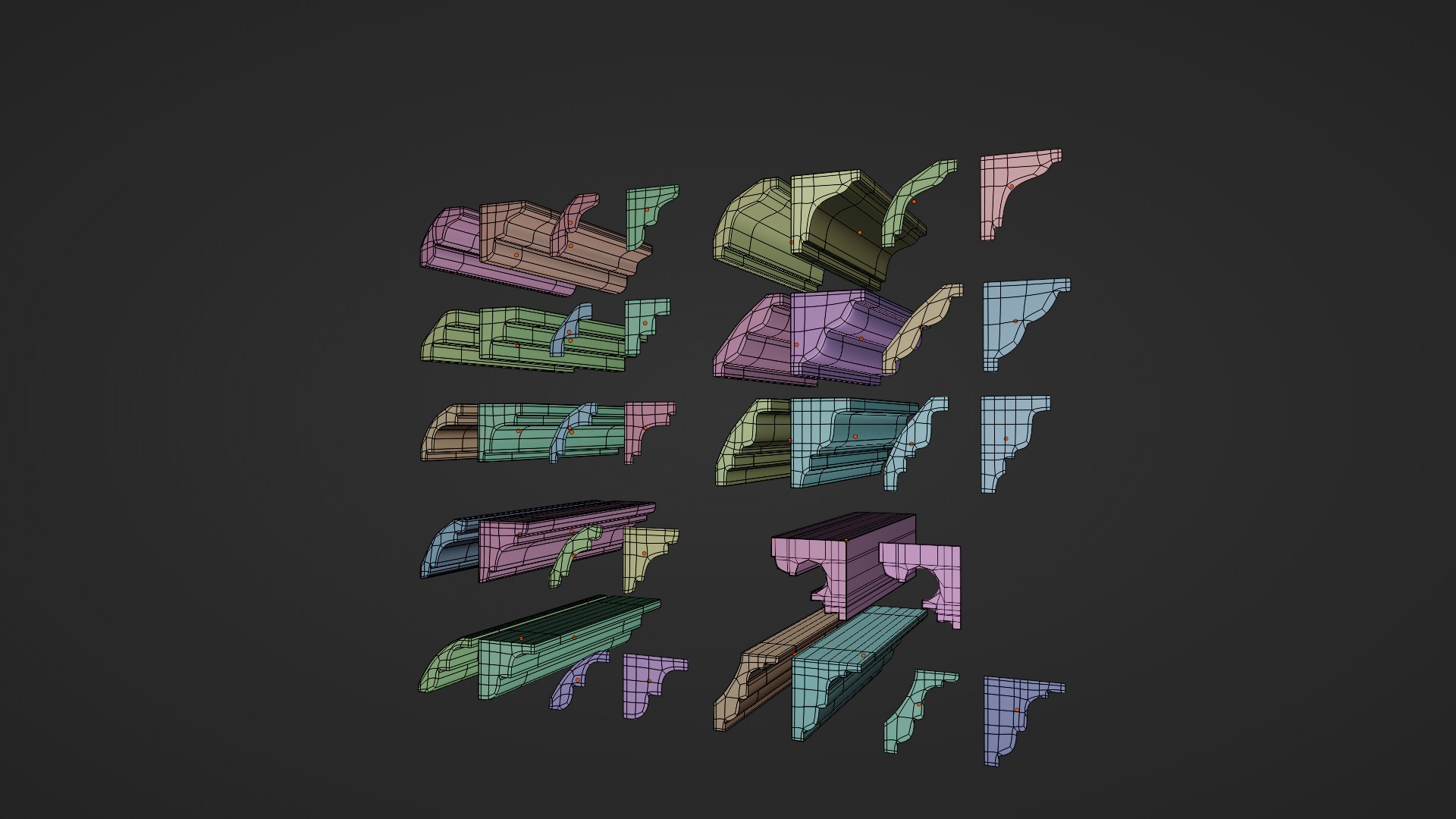 10 Sweep Profiles With Different Versions 3D Model - TurboSquid 1937874